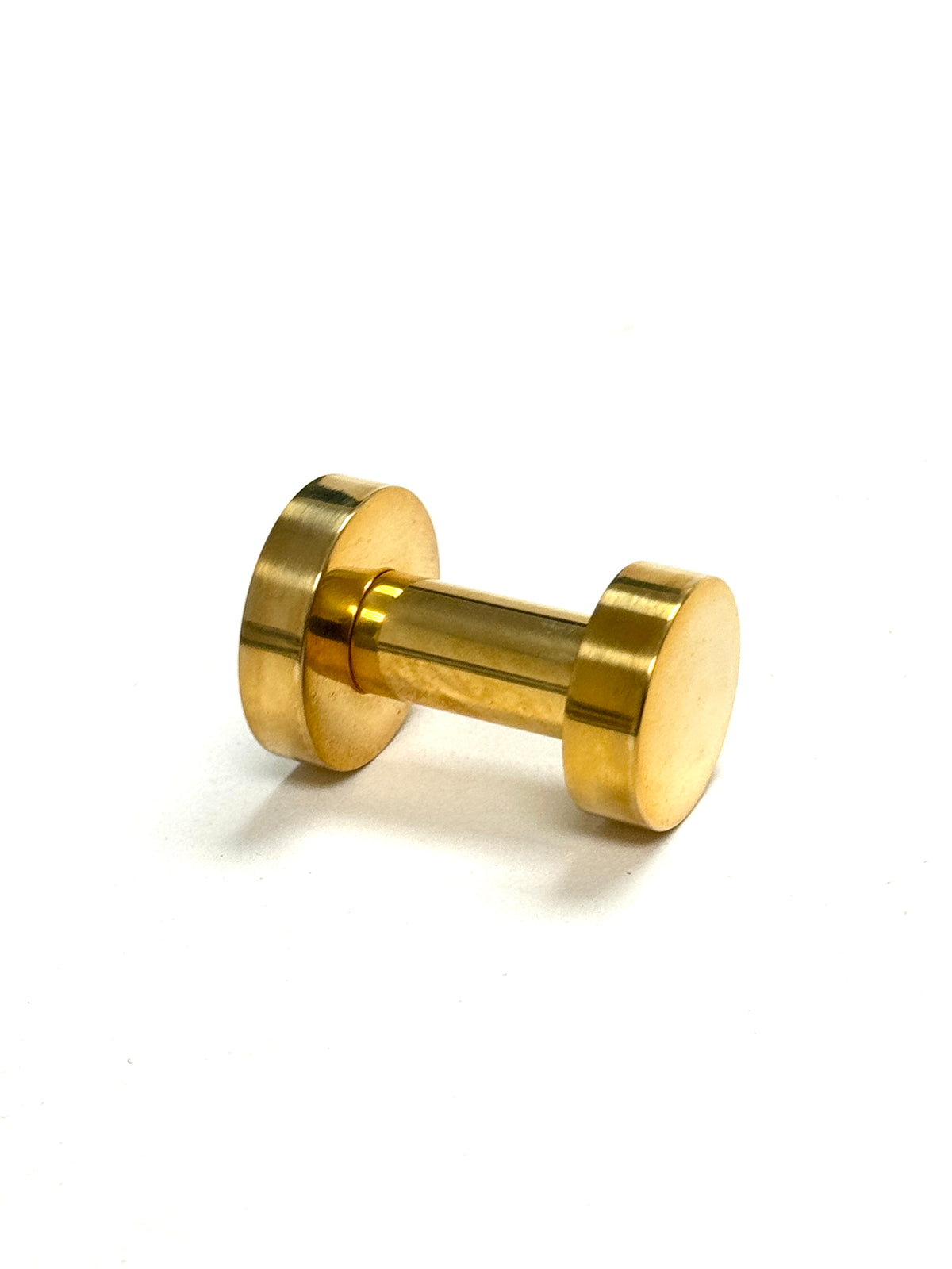 Polished Unlacquered Brass Post Hook | Solid Brass Living Finish Hardware